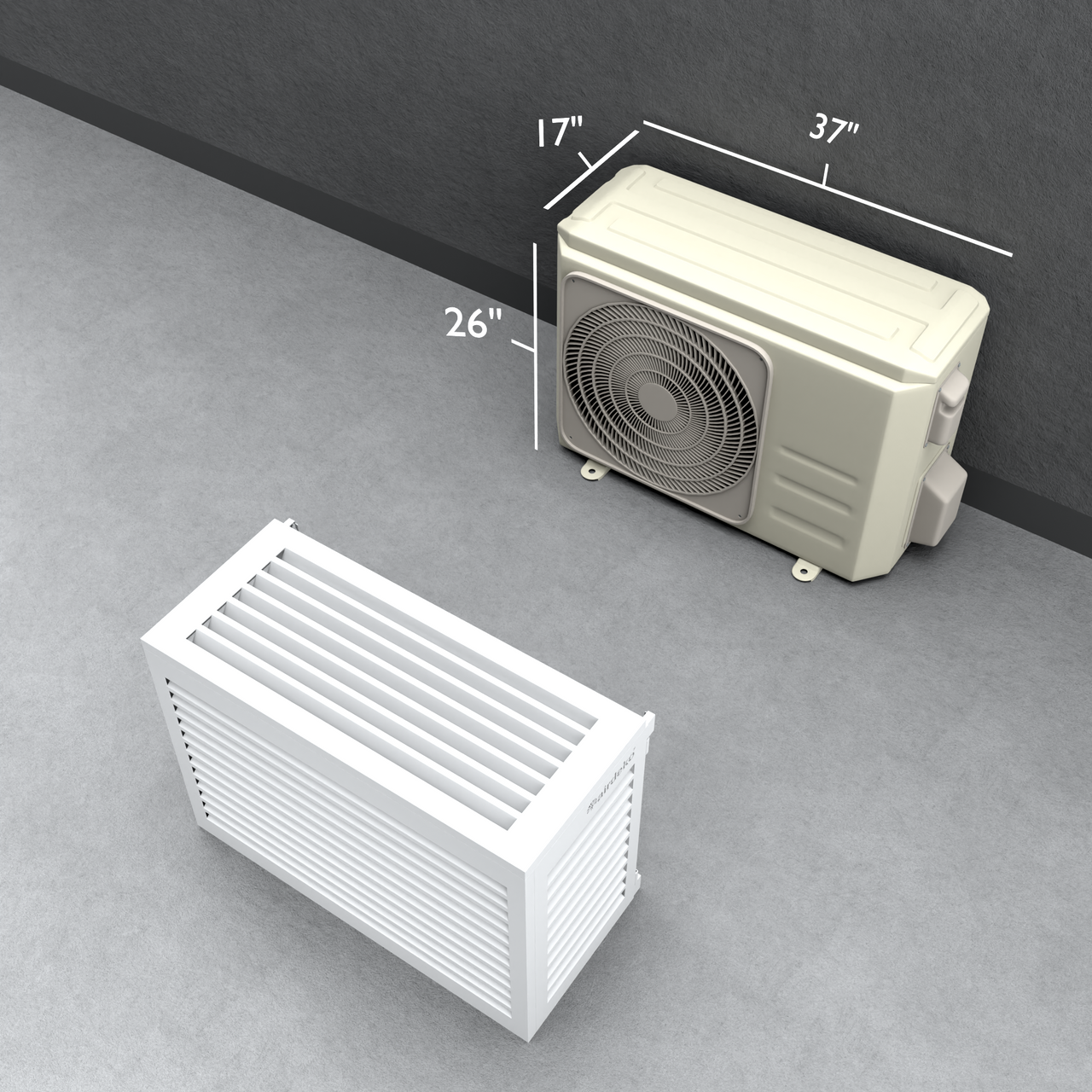 Airdeko® Mini-Split AC Cover - White – AIRDEKO