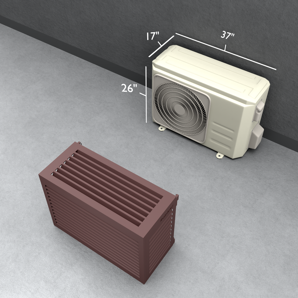 Airdeko® Mini-Split AC Cover - Bronze – AIRDEKO