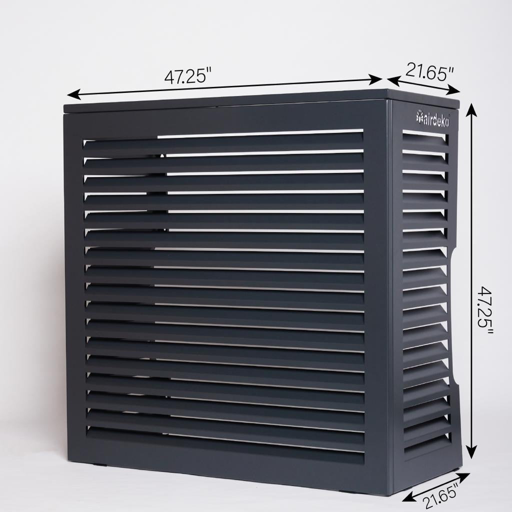 Airdeko® Mini-Split AC Cover - Charcoal – AIRDEKO