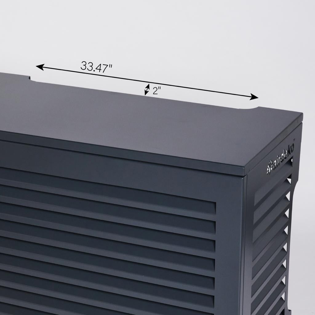 Airdeko® Mini-Split AC Cover - Charcoal – AIRDEKO