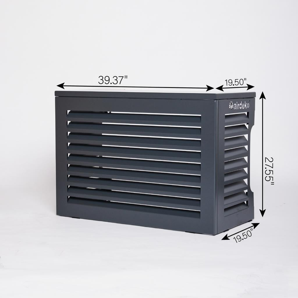 Airdeko® Mini-Split AC Cover - Charcoal – AIRDEKO